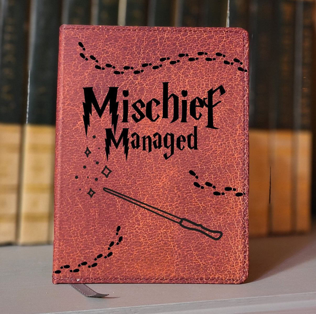 Mischief Managed Journal, Harry Potter, Mauraders Map, I Solemnly Swea – BAMF Design Studio